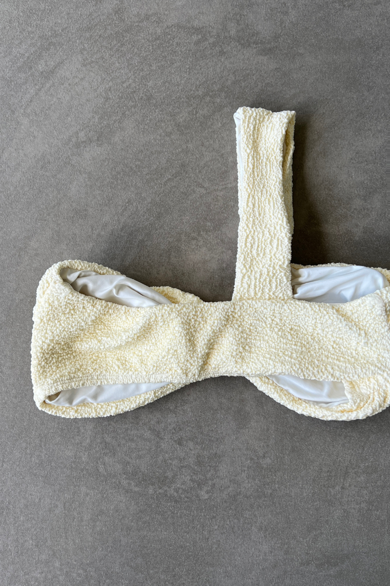 Buttercream Beehive Textured Greek Bikini Top – MyBrazilianShop