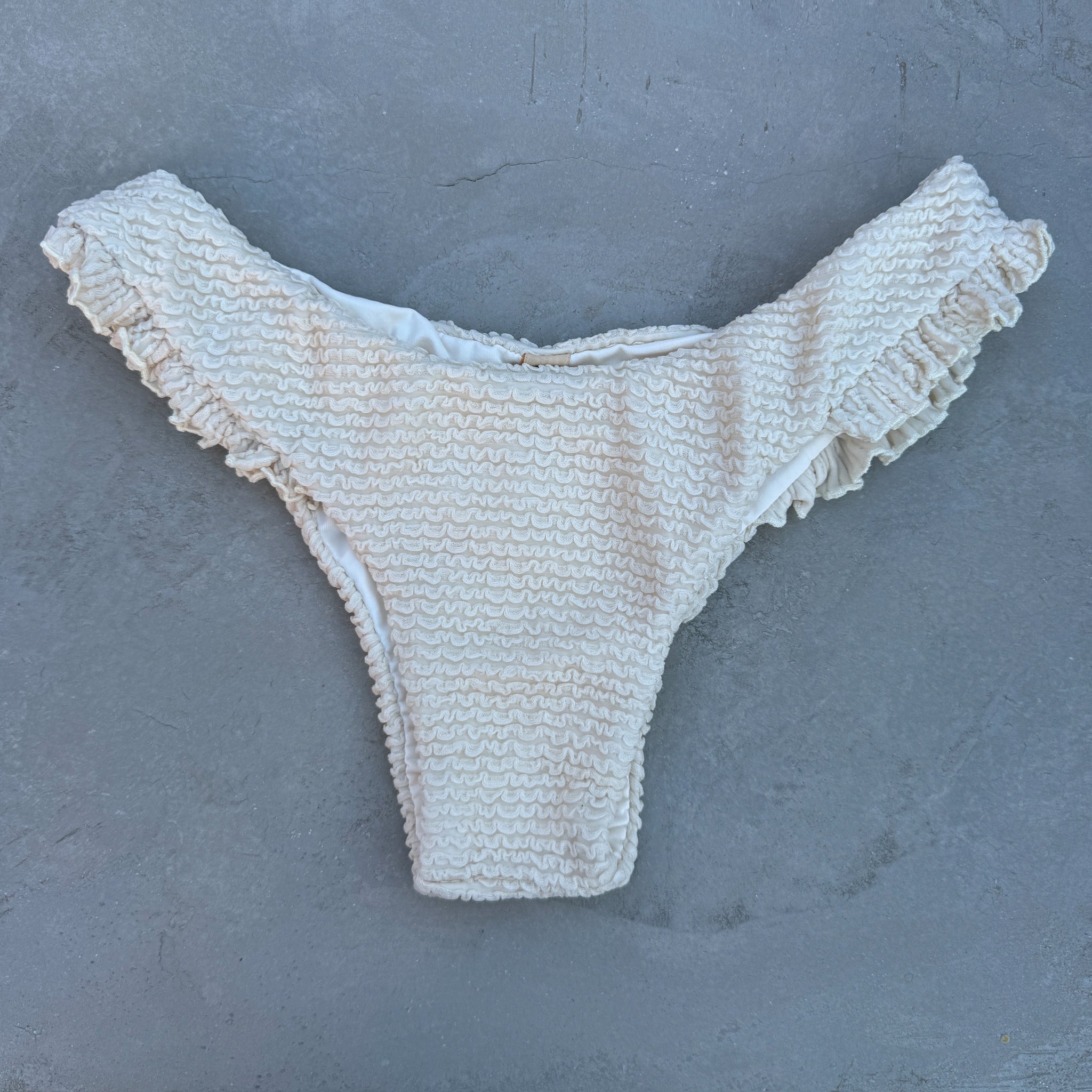 Pearl Textured Yasmin Bikini Bottom Mybrazilianshop