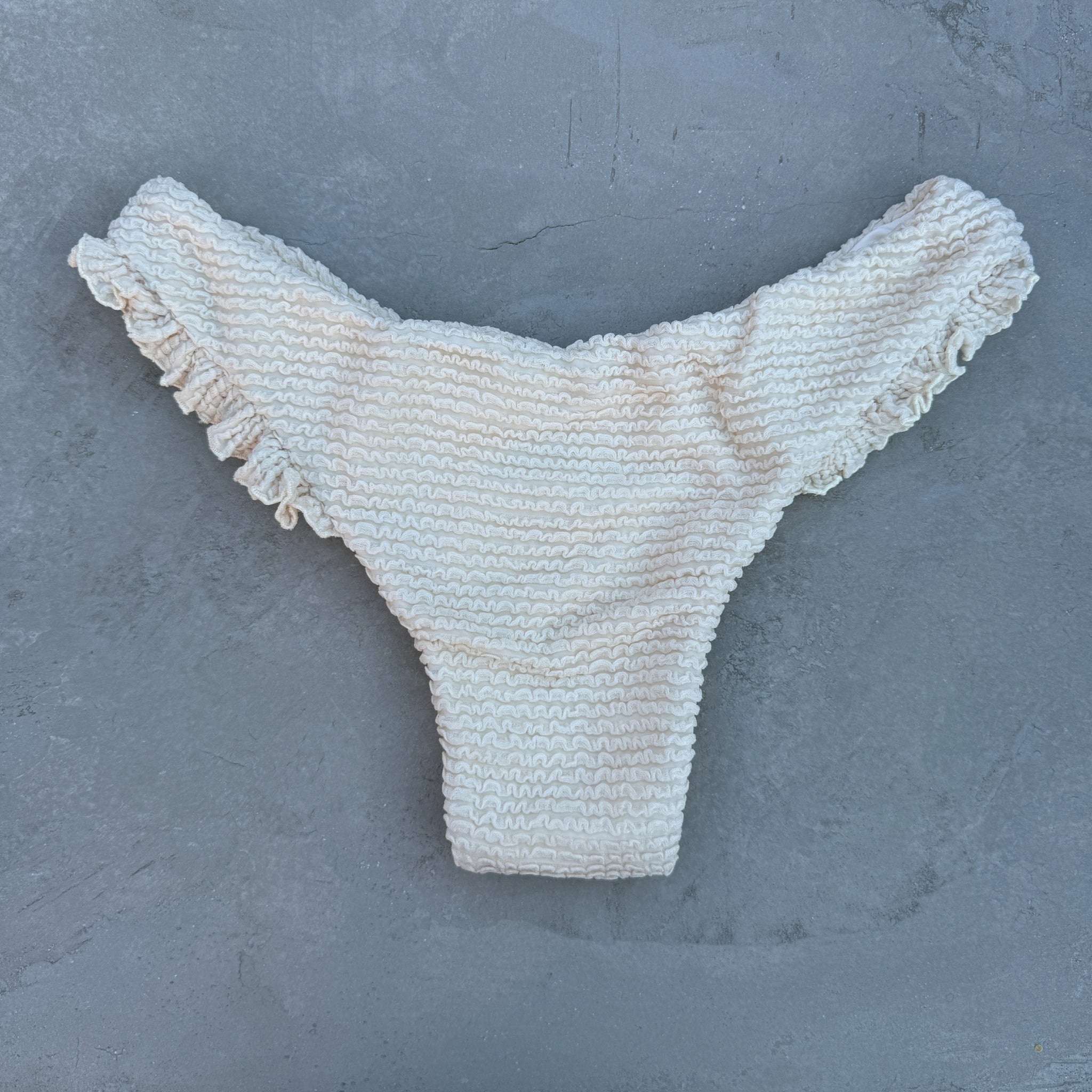 Pearl Textured Yasmin Bikini Bottom Mybrazilianshop