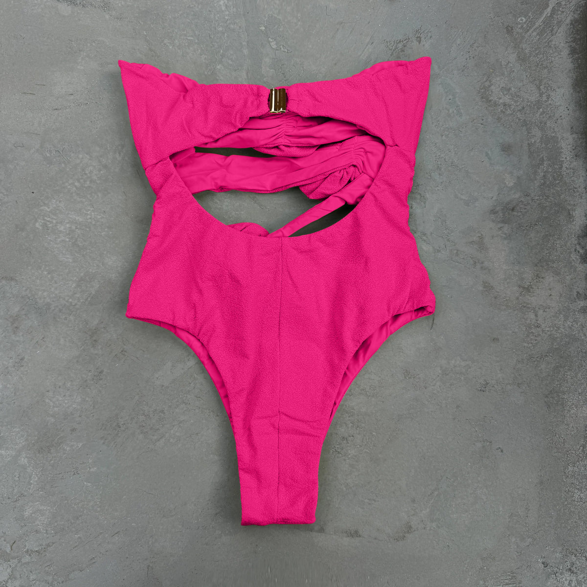 Laurice Pink Riot Seashore Textured One Piece Swimsuit – MyBrazilianShop