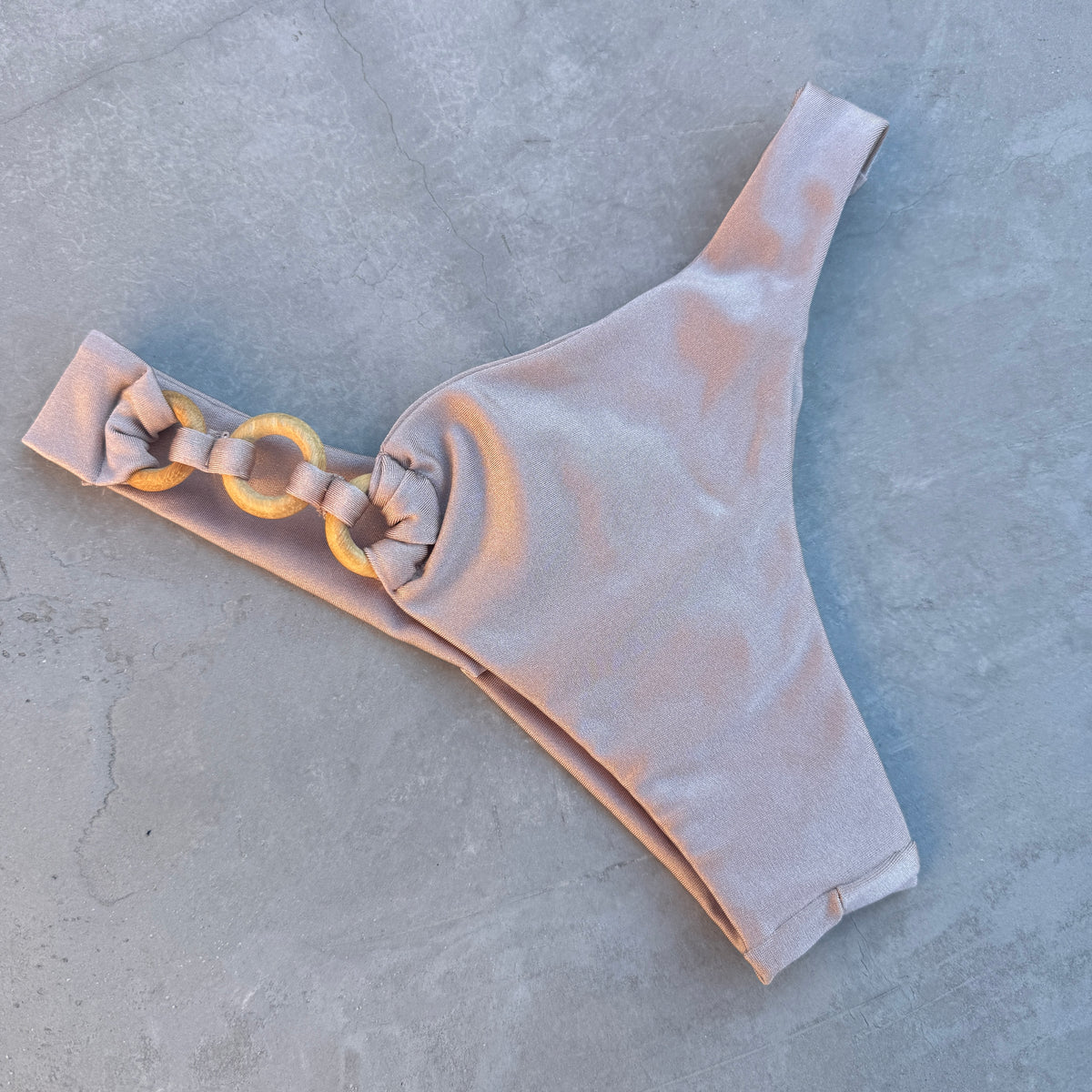 Champagne Sand Bia Rings Bikini Bottom – MyBrazilianShop