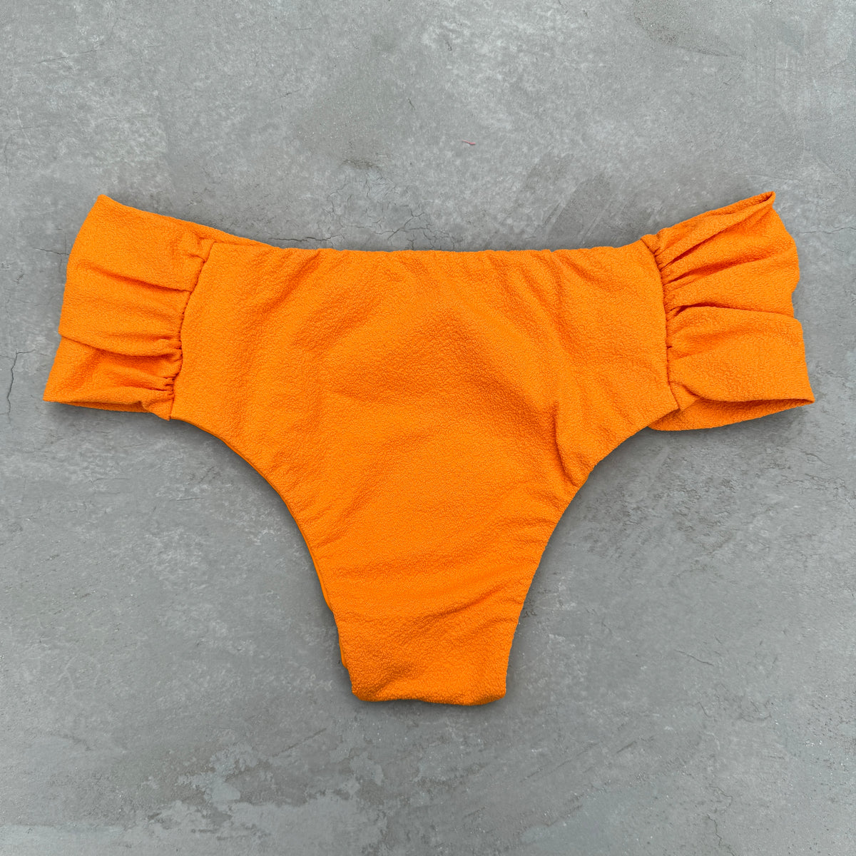 Seashore Textured Orange Zest Classy Cheeky Bikini Bottom – MyBrazilianShop