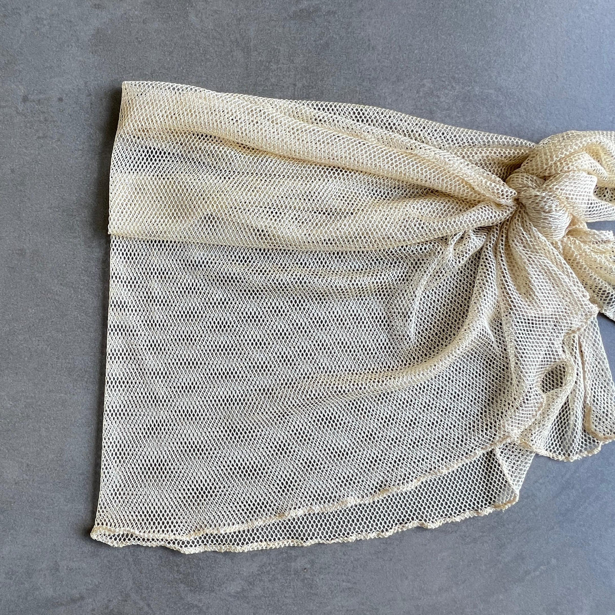 Mini Beach Sarong Sparkling Mesh Offwhite – MyBrazilianShop